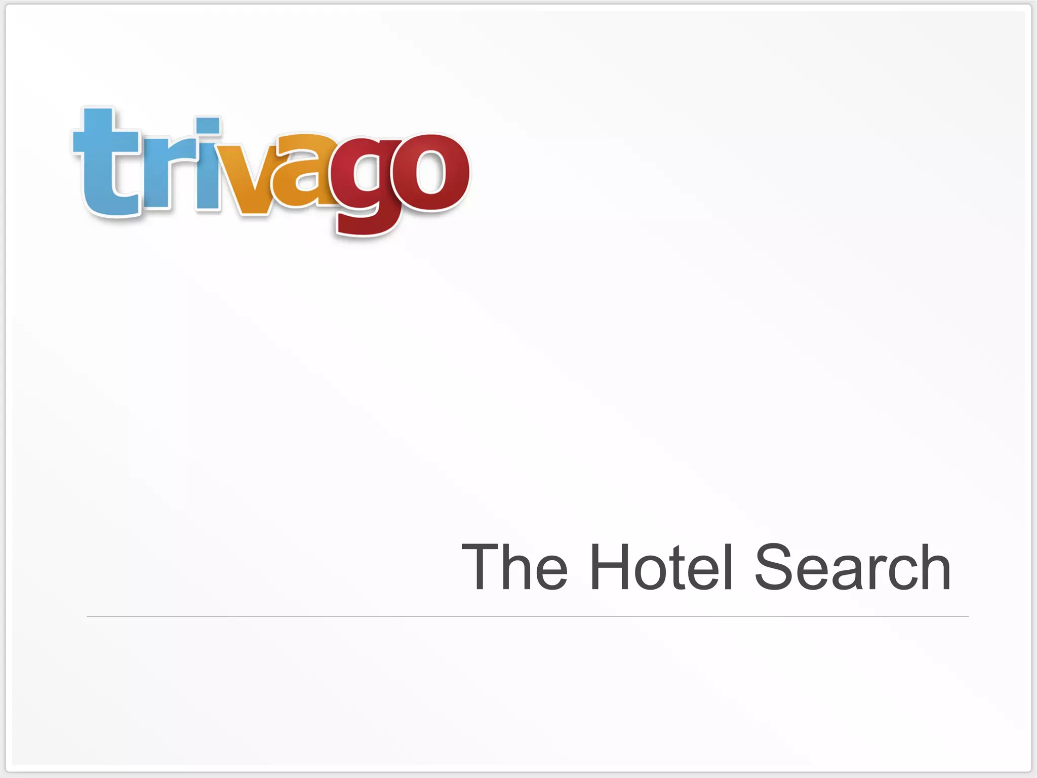 Trivago - NOAH12 London | PPT