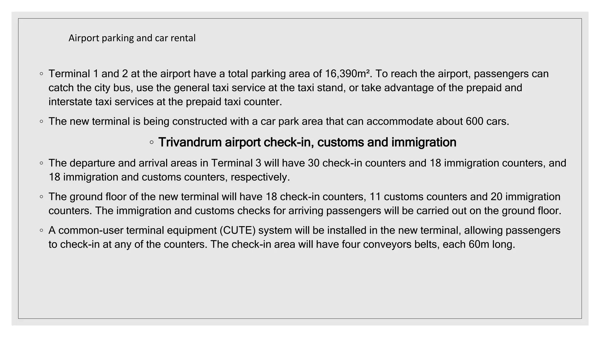 Trivandrum international airport | PPTX