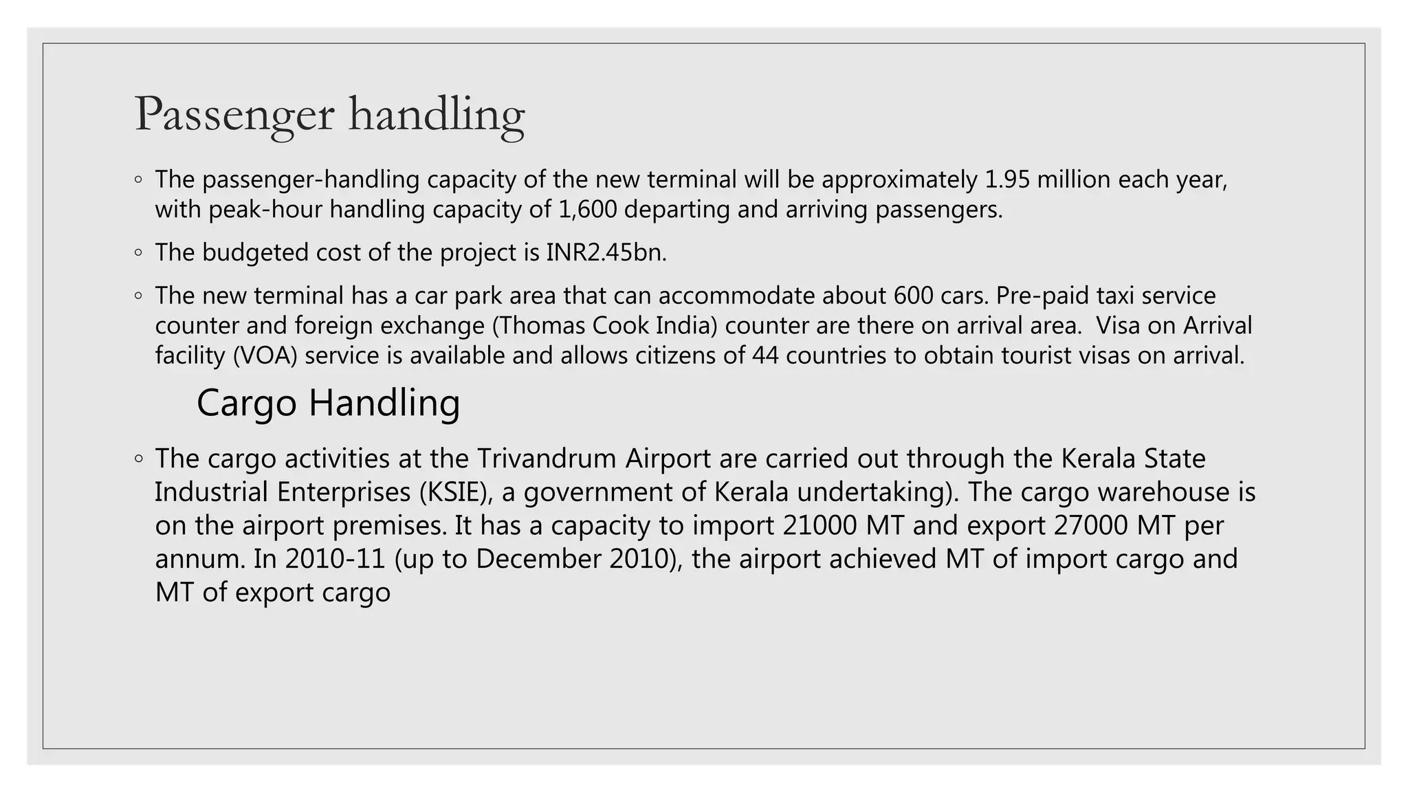 Trivandrum international airport | PPTX