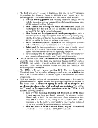 Trivandrum master plan draft comments 060213 | PDF