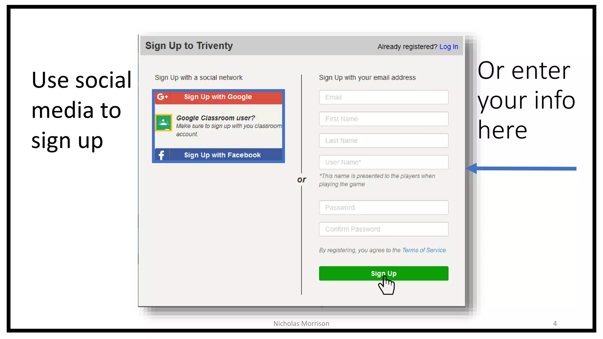 Triventy Tutorial | PPT