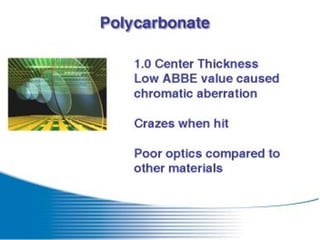 Trivex lens material t | PPT