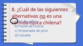 trivia de fiestas patrias de chile para niños | PPTX