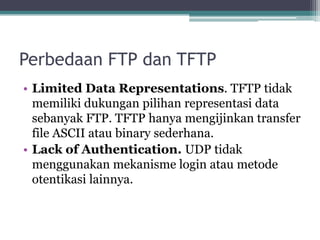 Trivial file transfer protocol (tftp) | PPTX