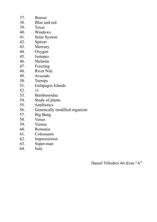 Trivial ingles | ODT