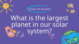 Trivia Planet in English for Science Class | PPTX | Science