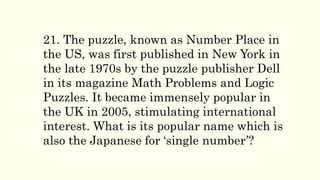 TRIVIA QUIZ SAM 2024 with Answers- powerpoint presentation | PPTX