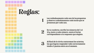 Trivia quiz sobre la tabla perodica y todos sus elementos | PDF