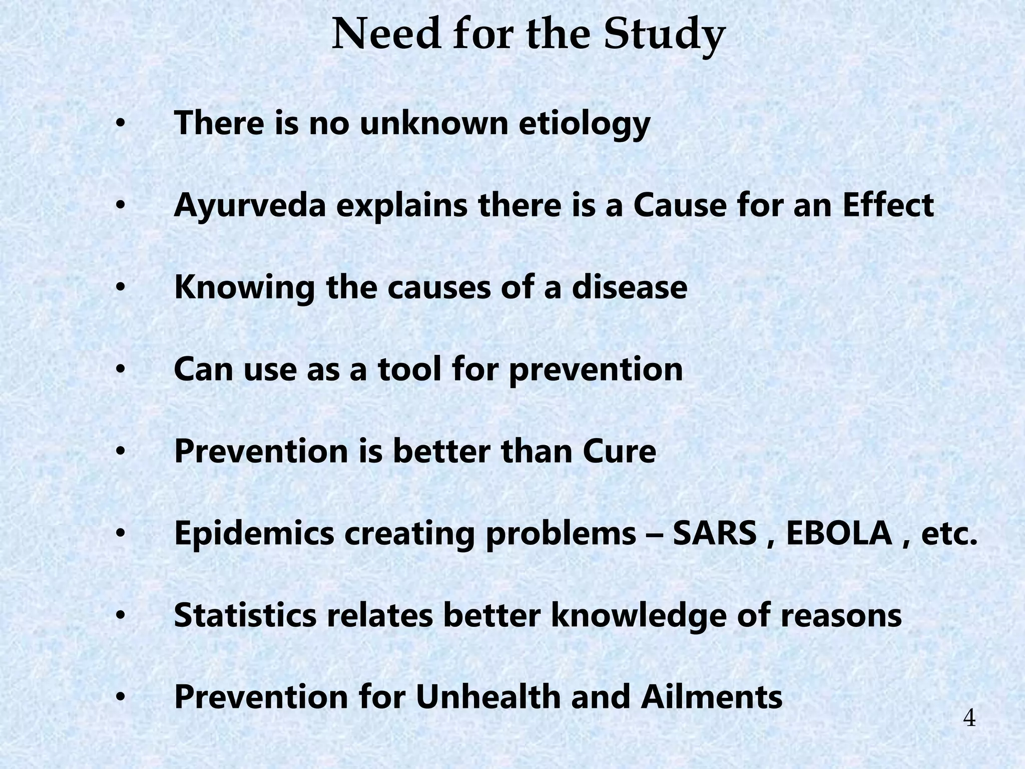 Trividha hetu in roga utpatti | PPT