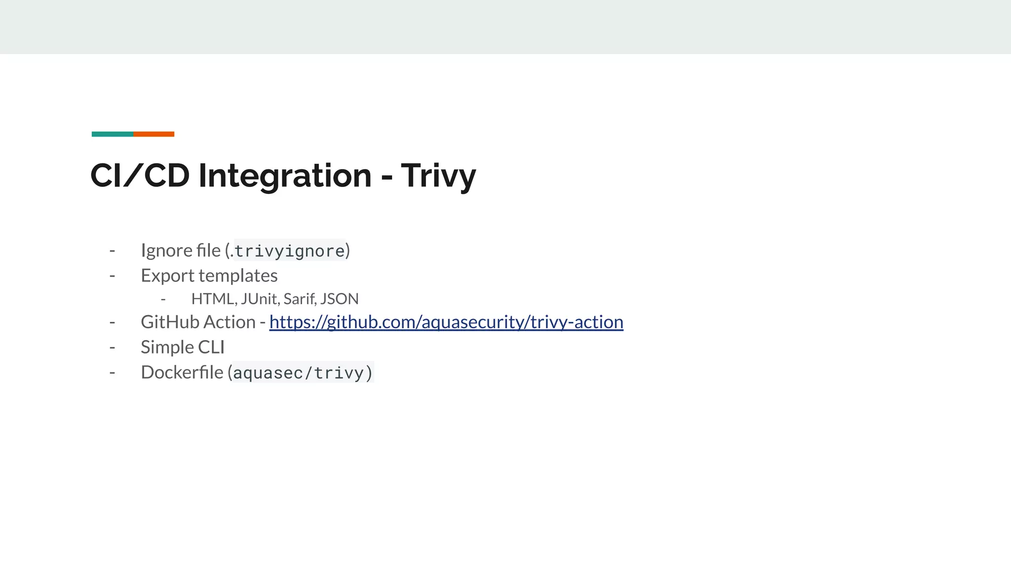 Container Security Vulnerability Scanning with Trivy | PPT