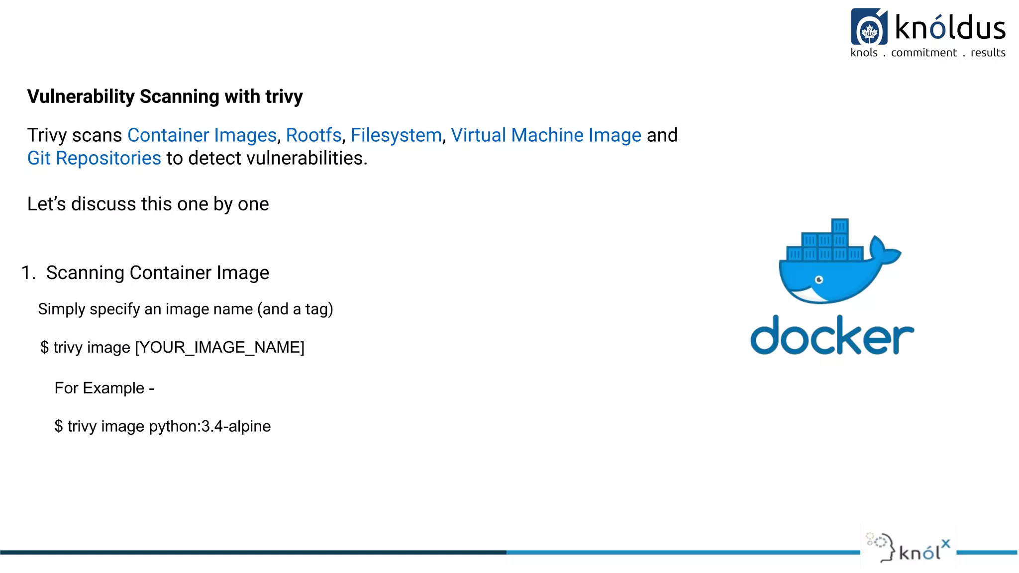 trivy - Vulnerability Scanning | PDF