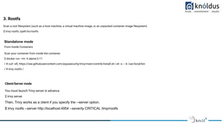 trivy - Vulnerability Scanning | PDF