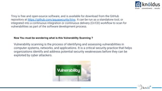 trivy - Vulnerability Scanning | PDF
