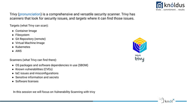 trivy - Vulnerability Scanning | PDF | Operating Systems | Computer ...