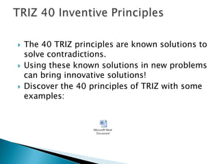 Triz | PPT