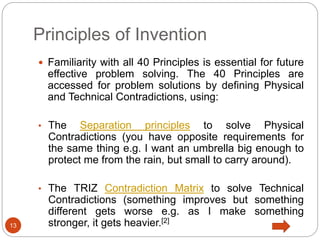 Introduction to Triz (TIPS) | PPTX