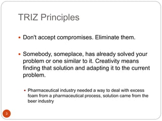 Introduction to Triz (TIPS) | PPTX