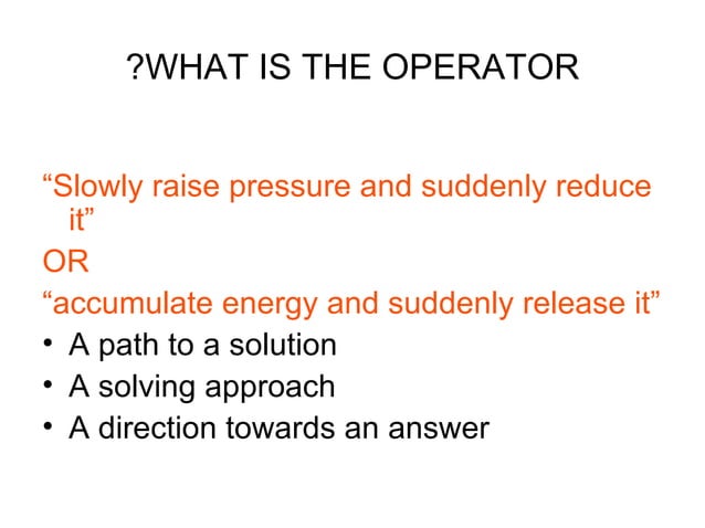Triz Basics -Product Design & Development | PPT