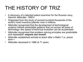 Triz Basics -Product Design & Development | PPT