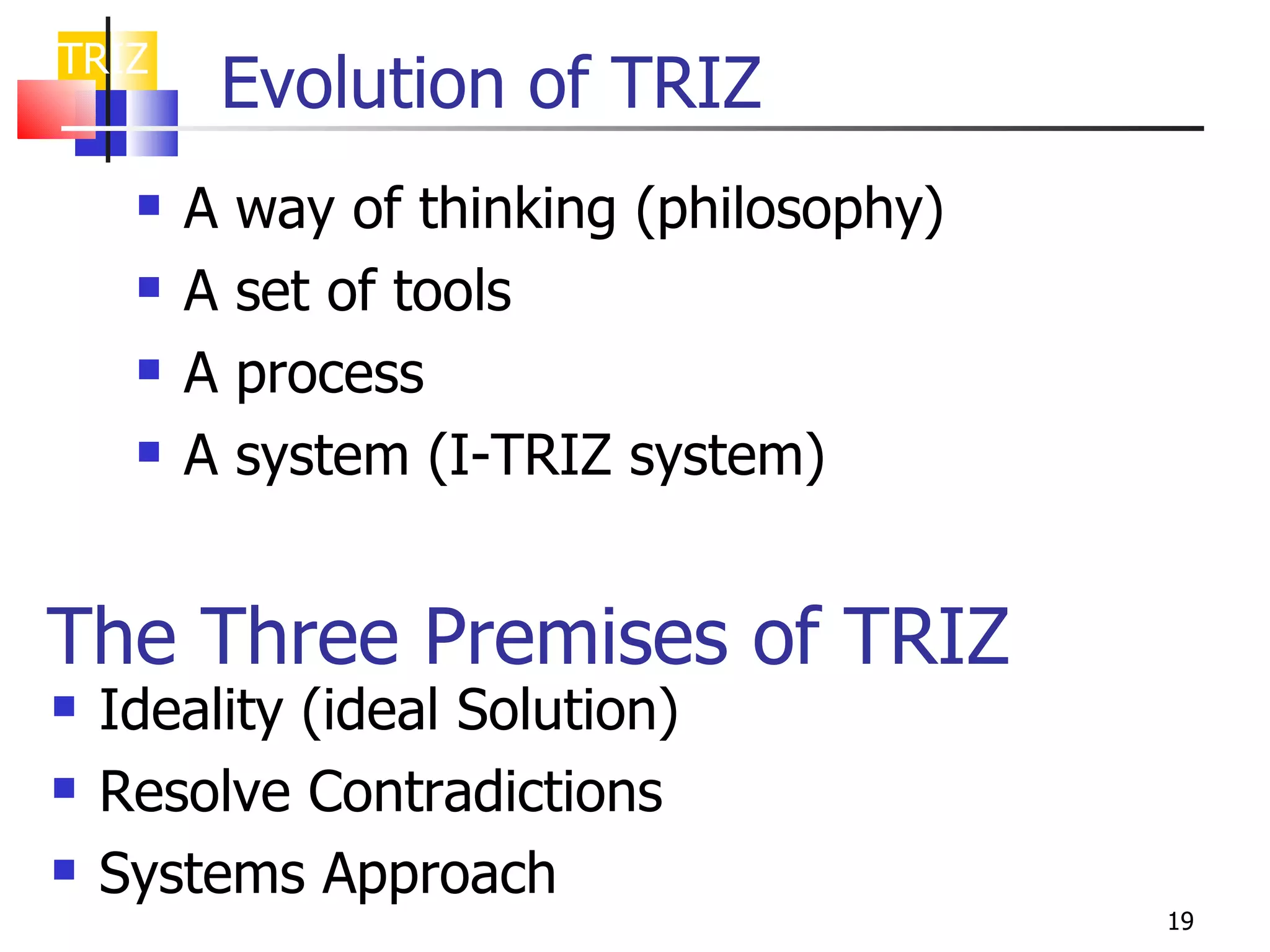 Triz - Indepth Knowledge - Krishna Heda | PPT