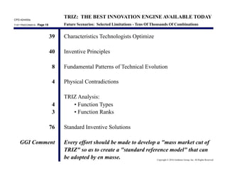 TRIZ: The Best Available Innovation Engine Today | PDF