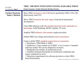 TRIZ: The Best Available Innovation Engine Today | PDF