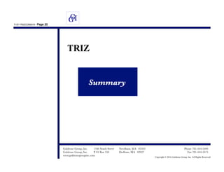 TRIZ: The Best Available Innovation Engine Today | PDF
