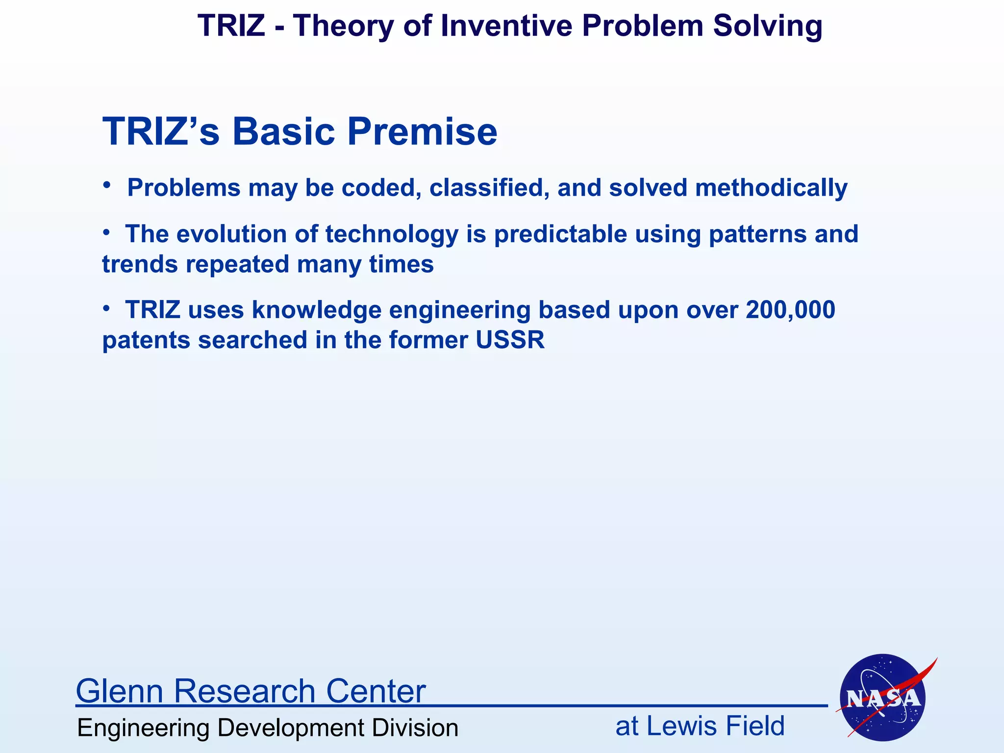 TRIZ theory of inventive problem solving | PPT