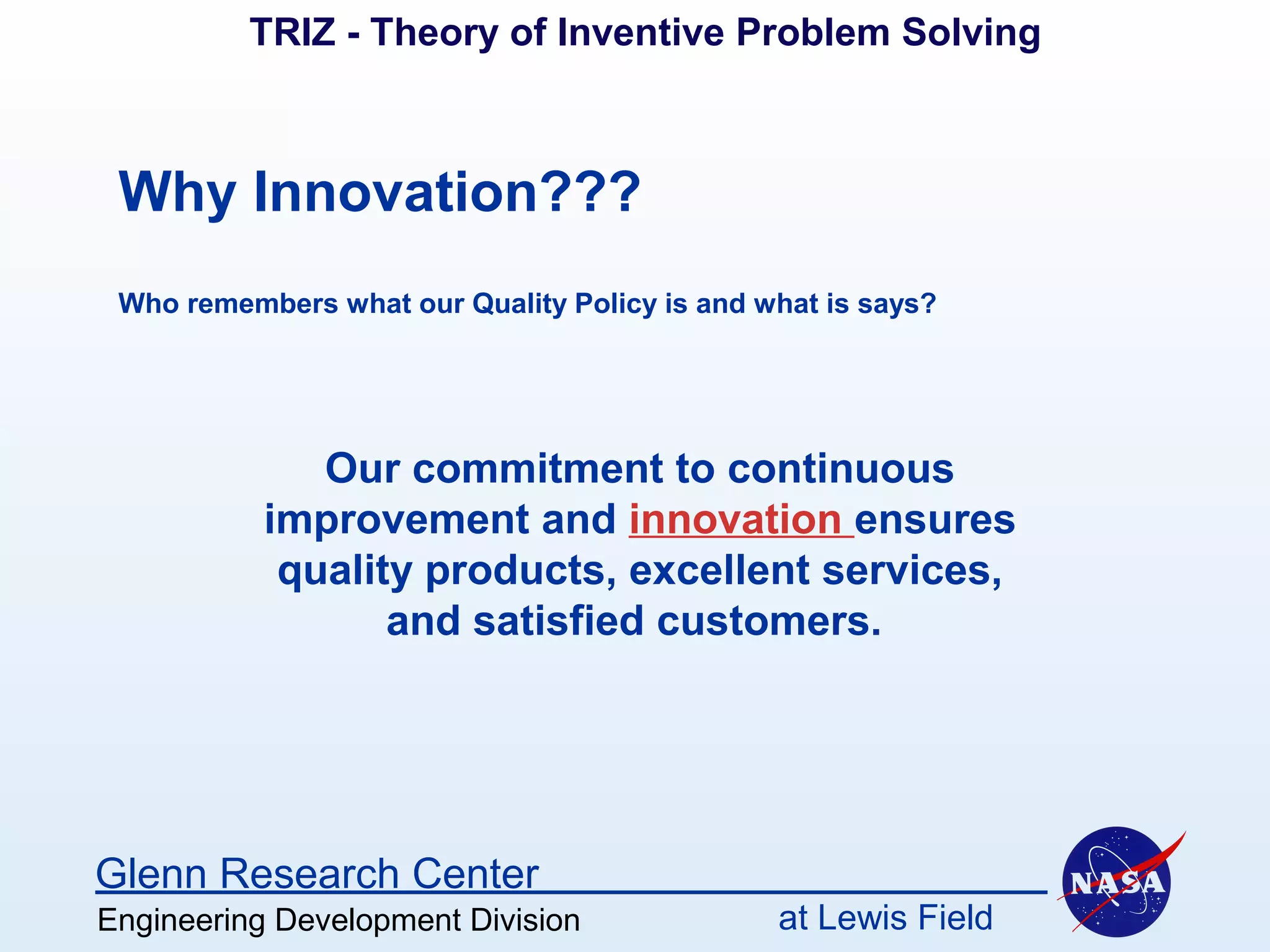 TRIZ theory of inventive problem solving | PPT