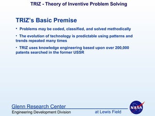 TRIZ theory of inventive problem solving | PPT