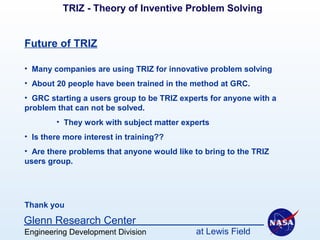 TRIZ theory of inventive problem solving | PPT