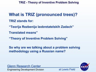 TRIZ theory of inventive problem solving | PPT