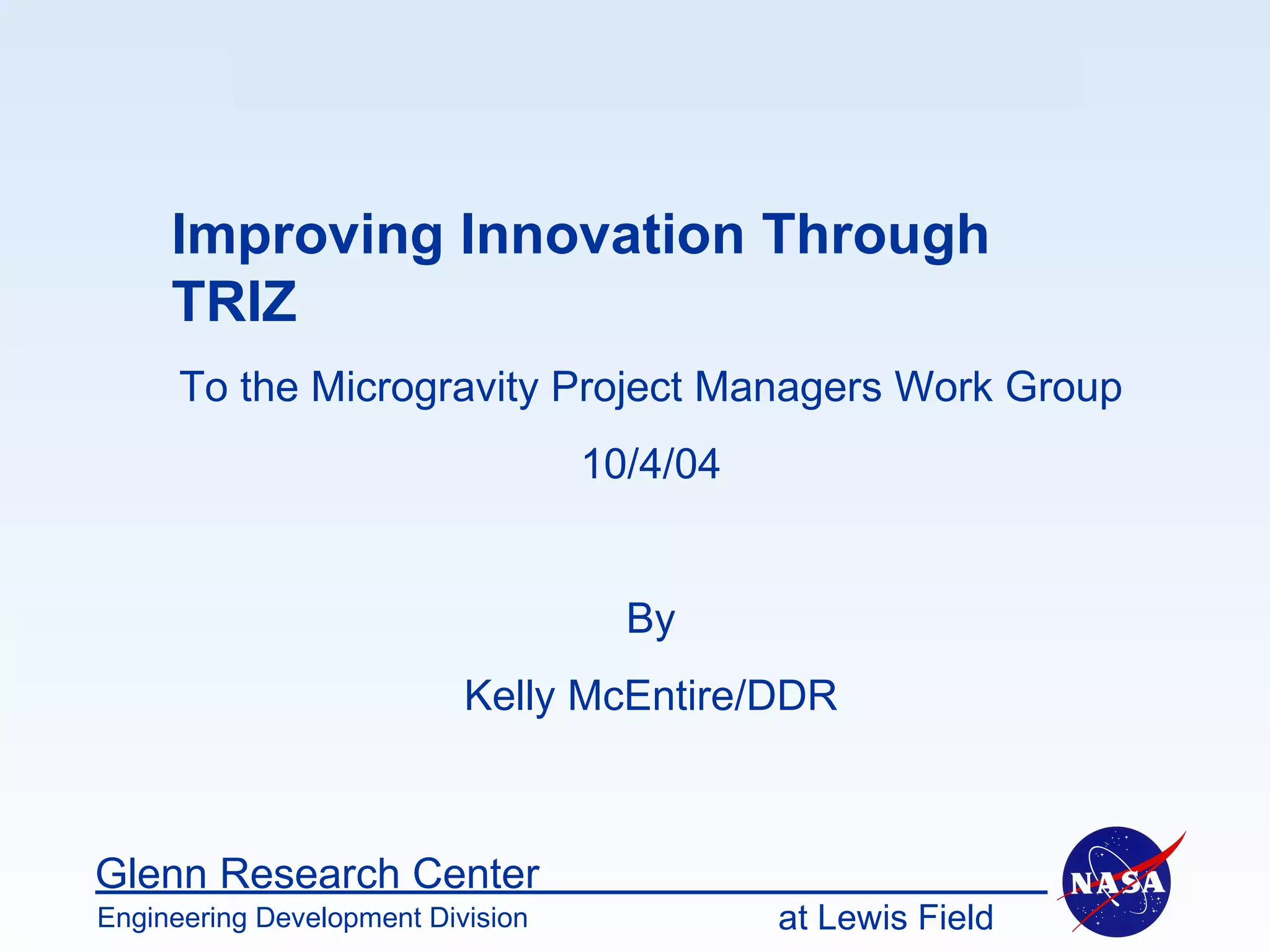 Triz - Product Design & Development | PPT
