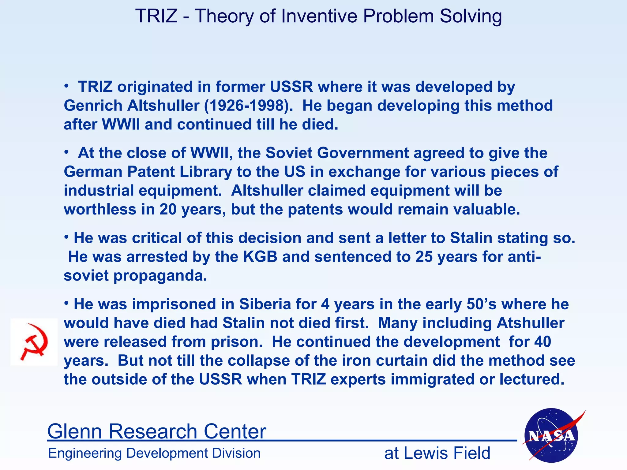 Triz - Product Design & Development | PPT