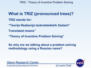 Triz - Product Design & Development | PPT
