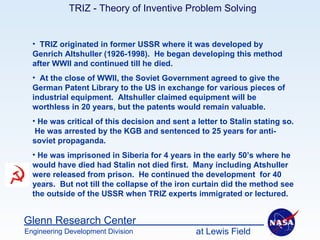 Triz - Product Design & Development | PPT