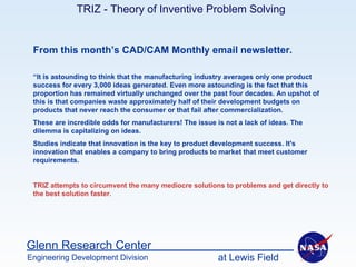 Triz - Product Design & Development | PPT