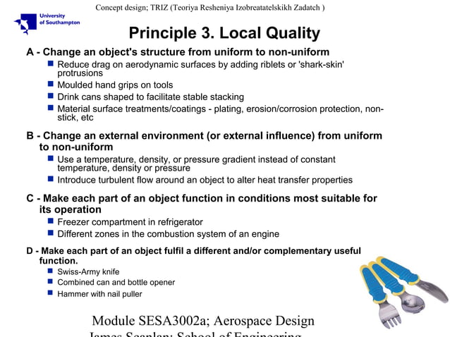 Triz 40 principles | PPT | Physics | Science