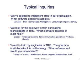 TRIZ and Related Software | PDF