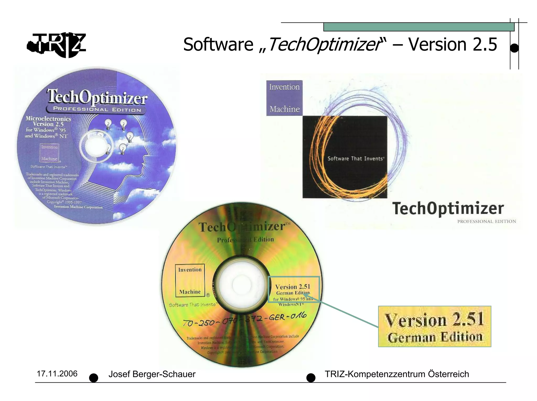 Wie TRIZ in Österreich angewendet wird
