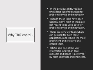 Triz for beginners | PPTX