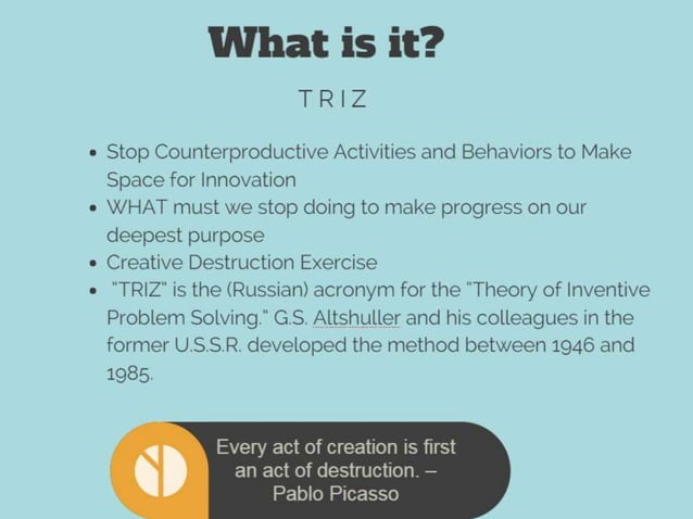 TRIZ Mindset Shift in Action | PPTX