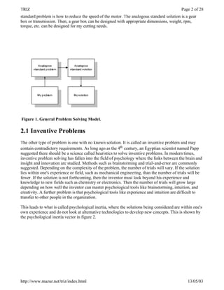 Triz overview __glenn_mazur | PDF