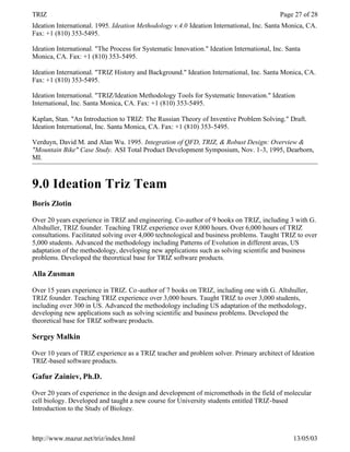 Triz overview __glenn_mazur | PDF