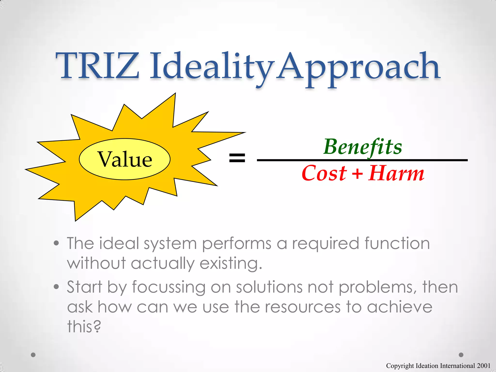 TRIZ overview and examples | PPTX