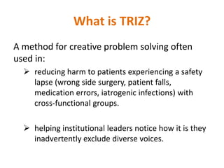 Triz ppt cusp k_mc_kinley | PPTX