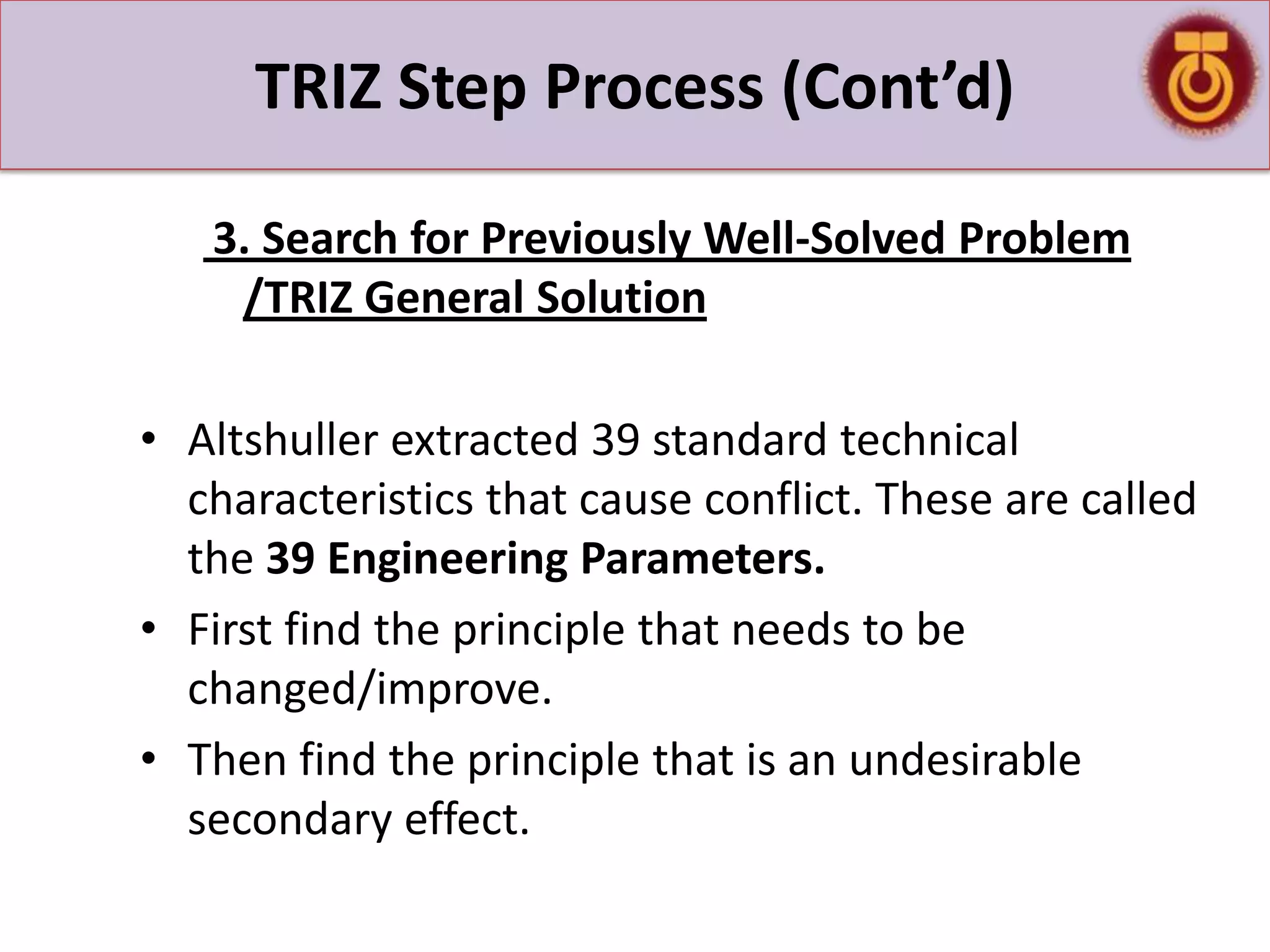 Triz- Presentation | PPTX
