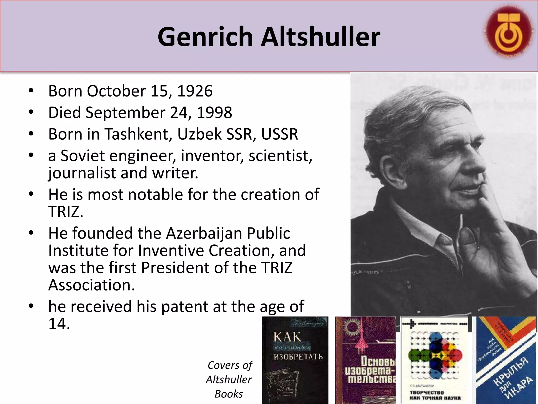 Triz- Presentation | PPTX