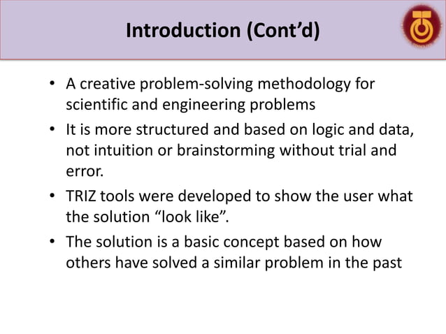 Triz- Presentation | PPTX | Physics | Science