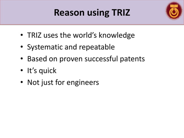 Triz- Presentation | PPTX | Physics | Science